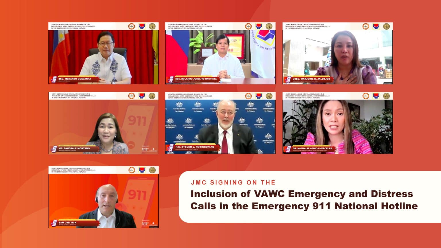 911 National Emergency Hotline to Assist VAWC and GBV Survivors in The ...
